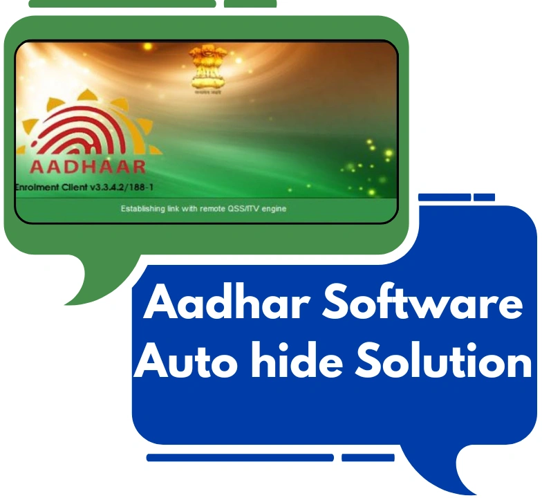 Solution Of Aadhar Software ECMP & UCL Auto Hide Problem Solution Of Aadhar Software ECMP & UCL Auto Hide Problem